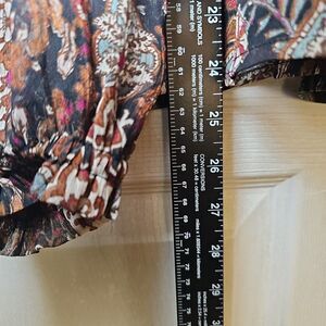 Wonderly | Tops | Wonderly Longsleeve Smocked Brown Paisley Pattern ...